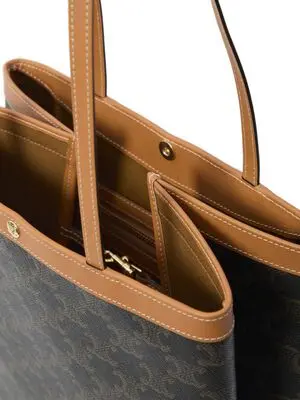 Celine Flat Triomphe Canvas Medium Tote