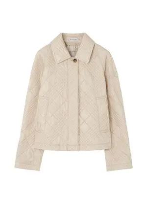 Burberry Nylon Quilted Jacket - Multicolor