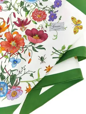 Gucci Printed Silk Foulard