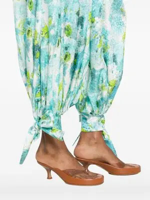 Chloé Printed Silk Trousers