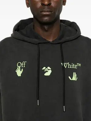 Off-White Bacco Arrow Skate Cotton Hoodie