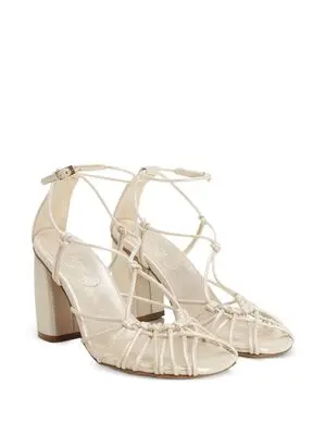 FORTE_FORTE Leather Heel Sandals