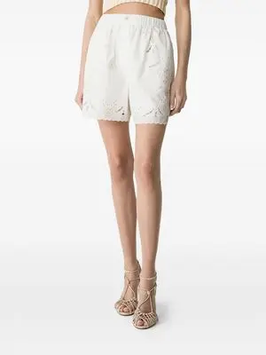 FORTE_FORTE Emroidered Cotton Shorts - Multicolor