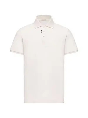 Moncler Logo Cotton Polo Shirt - Multicolor
