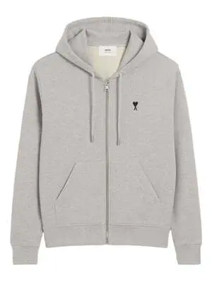 AMI Paris De Coeur Cotton Hoodie - Multicolor