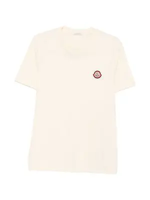 Moncler Logo Cotton T-shirt - Multicolor