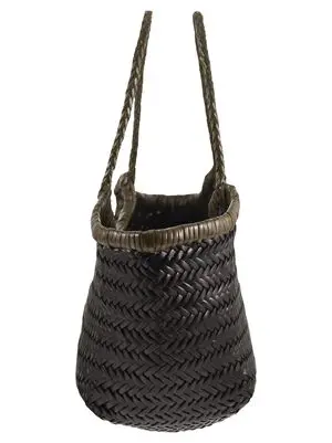 Dragon Diffusion Nantucket Two-tone Woven Buffalo Calfskin Bag