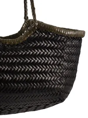 Dragon Diffusion Nantucket Two-tone Woven Buffalo Calfskin Bag