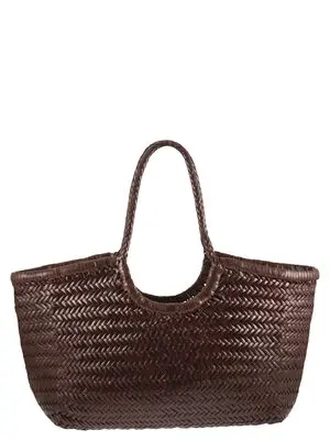 Dragon Diffusion Nantucket Leather Basket Bag - Brown