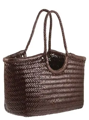 Dragon Diffusion Nantucket Leather Basket Bag