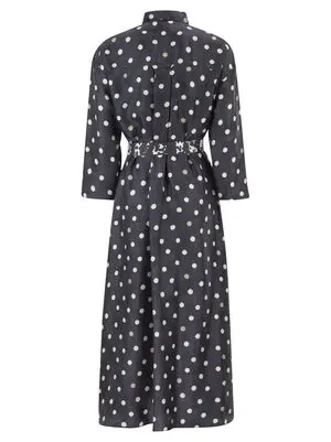 Max Mara Smmleva Printed Silk Twill Dress