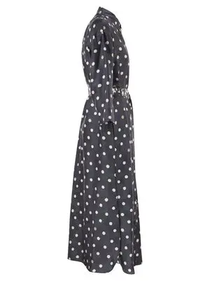Max Mara Smmleva Printed Silk Twill Dress