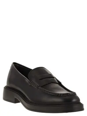 TOD'S Leather Loafers - Black