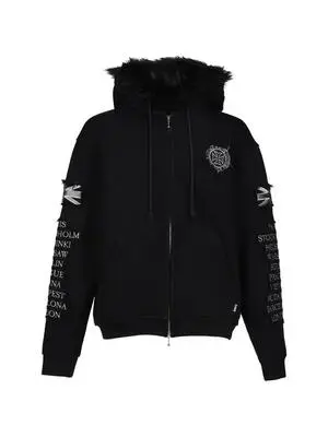 N.HOOLYWOOD Patched Zip-up Hoodie