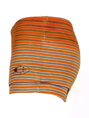ANOMALIES DEPARTMENT Gradient Striped Layered Shorts