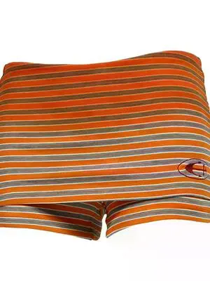 ANOMALIES DEPARTMENT Gradient Striped Layered Shorts