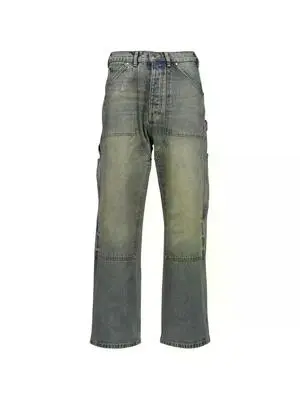 NO MAINTENANCE Mud-wash Double-knee Jeans - Blue