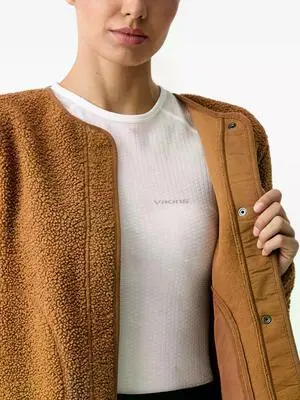 Columbia Fleece-texture Logo-patch Jacket