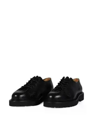 JACQUES SOLOVIÈRE PARIS Edouard Lug Bold Grained Leather Derby Shoes
