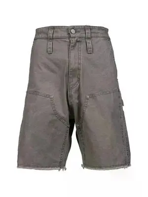 WIZZARD Pleated Cargo Shorts - Grey