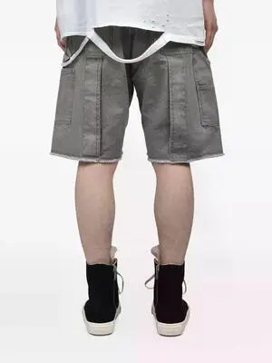 WIZZARD Pleated Cargo Shorts - Grey