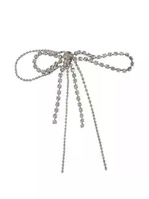 YELLOWSWALLOW Crystal-embellished Layered-bow Brooch