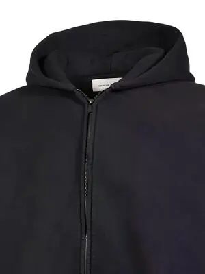 ESSENTIALS Logo-embroidered Zip-up Hoodie