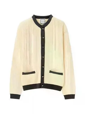 WOOYOUNGMI Ribbed-knit Buttoned Cardigan