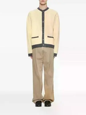 WOOYOUNGMI Ribbed-knit Buttoned Cardigan