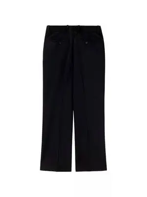 WOOYOUNGMI Logo-detail Belt-loop Trousers