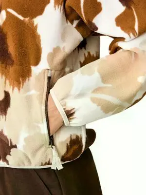 Columbia Sequoia Grove Ii Abstract-print Fleece Sweatshirt