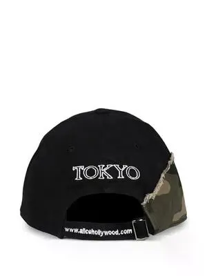 N.HOOLYWOOD Camo-print Distressed Cap