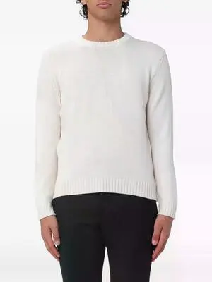ZANONE Ribbed-trim Wool Sweater - White