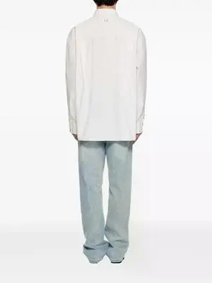 WOOYOUNGMI Striped Pocket Shirt