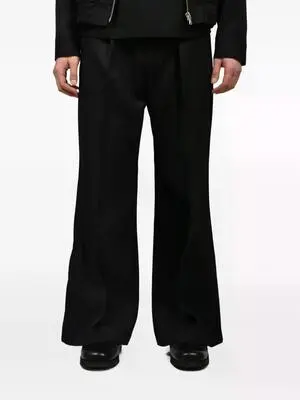 CEDARWOOD Bootcut Wool Trousers