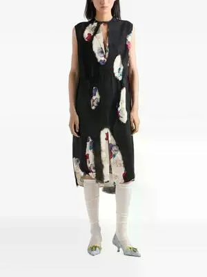 Prada Devoré Georgette Dress