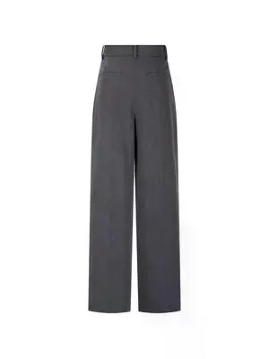 STUDIO TOMBOY Pleated Wide-leg Tailored Trousers
