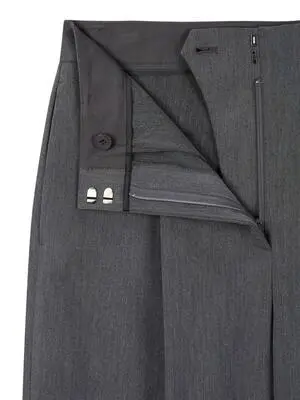 STUDIO TOMBOY Pleated Wide-leg Tailored Trousers