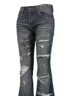 JADED LONDON Distressed Chain-link Jeans