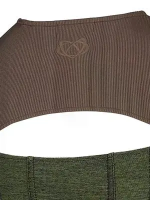 VIVAMUS Stud-embellished Cut-out T-shirt
