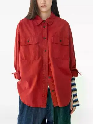 STUDIO TOMBOY Chest-pocket Cotton Shirt