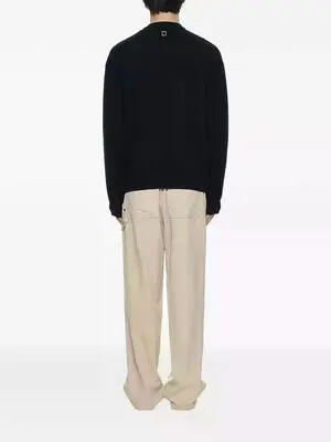 WOOYOUNGMI Logo-embroidered Button-fastening Cardigan