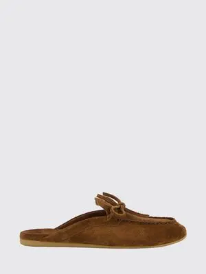 Miu Miu Suede Sabot - Brown
