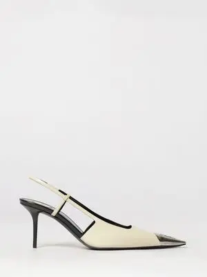 Saint Laurent High Heel Shoes - Cream