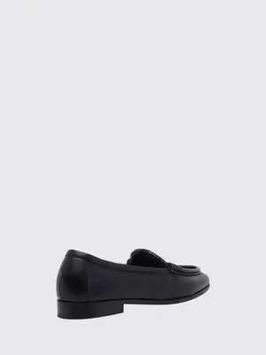 Bottega Veneta Silenzio Intrecciato Lambskin Leather Loafers