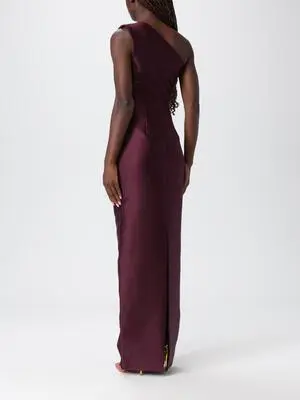 Solace London One-shoulder Satin Dress