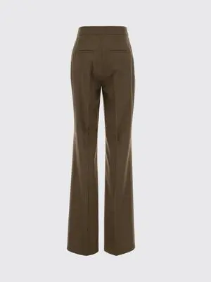 Max Mara Mid-rise Straight-leg Tailored Linen-blend Trousers
