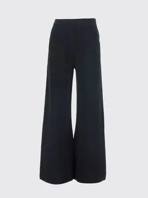 Max Mara High-waisted Wide Leg Knit Wool Trousers