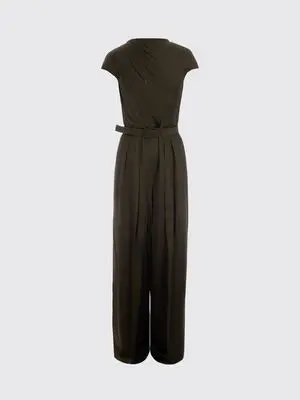 Max Mara Viscose Jumpsuit With Belt - Multicolor