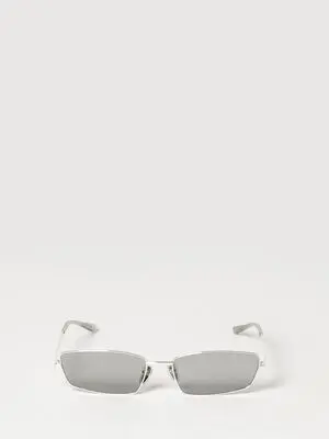 Gucci Engraved-logo Rectangular Metal Sunglasses